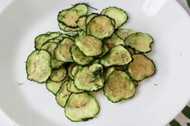 Baked or Dehydrated Cucumber Chips - A Simple Low Carb Recipe ...